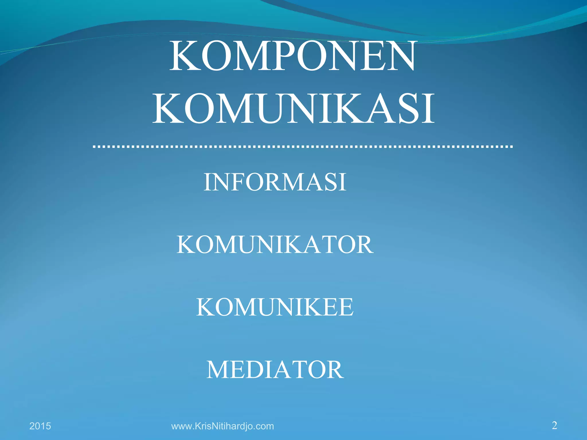 Effective Communication (Indonesian Version) | PPT