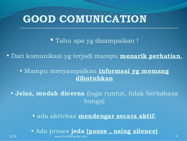 Effective Communication (Indonesian Version)