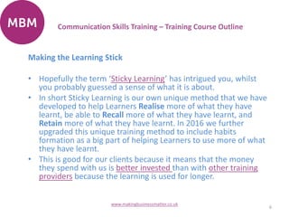 Communication Skills Training Course | PPTX