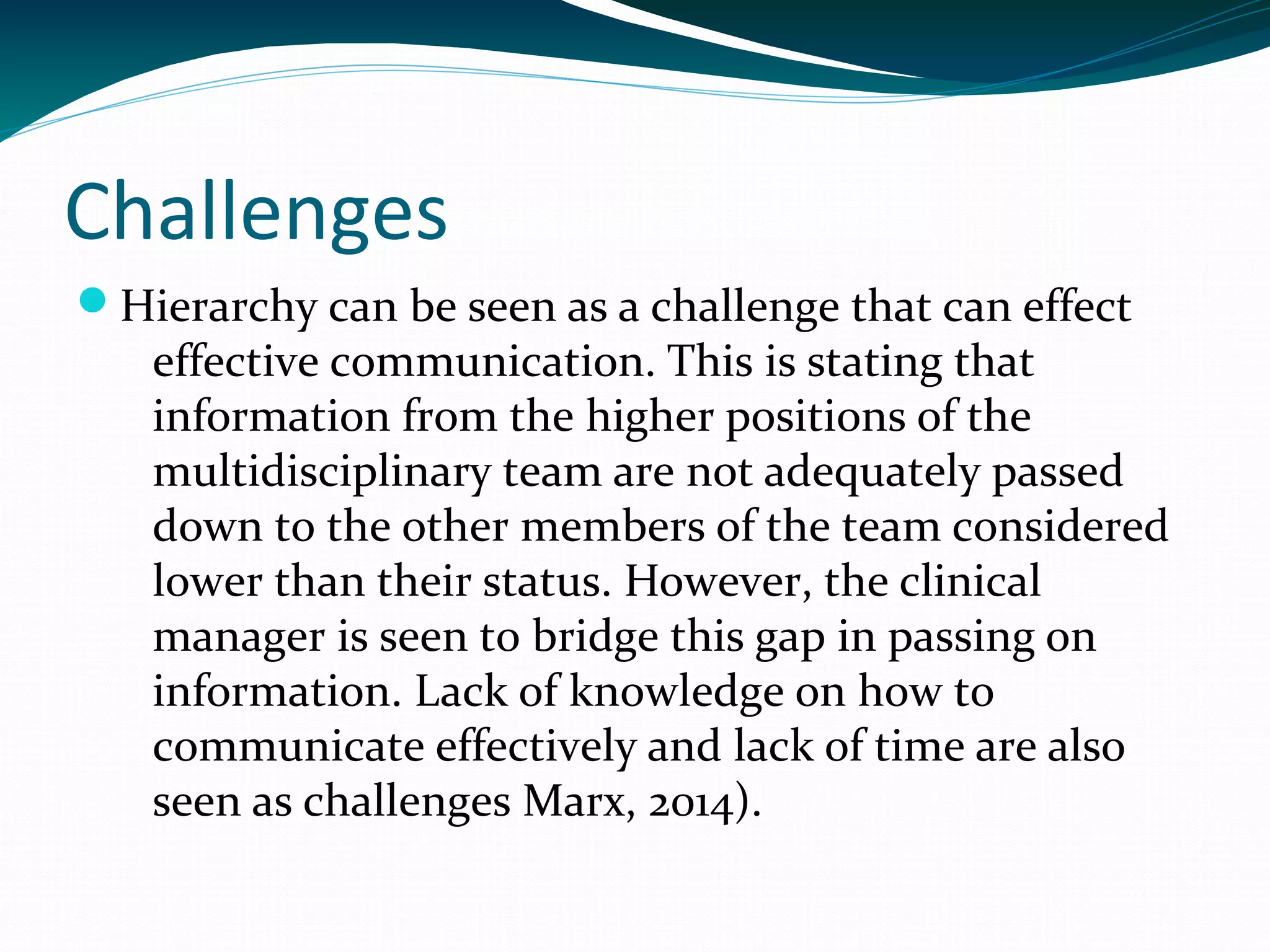 Effective communication | ODP