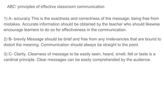 Effective communication | PPTX | Education