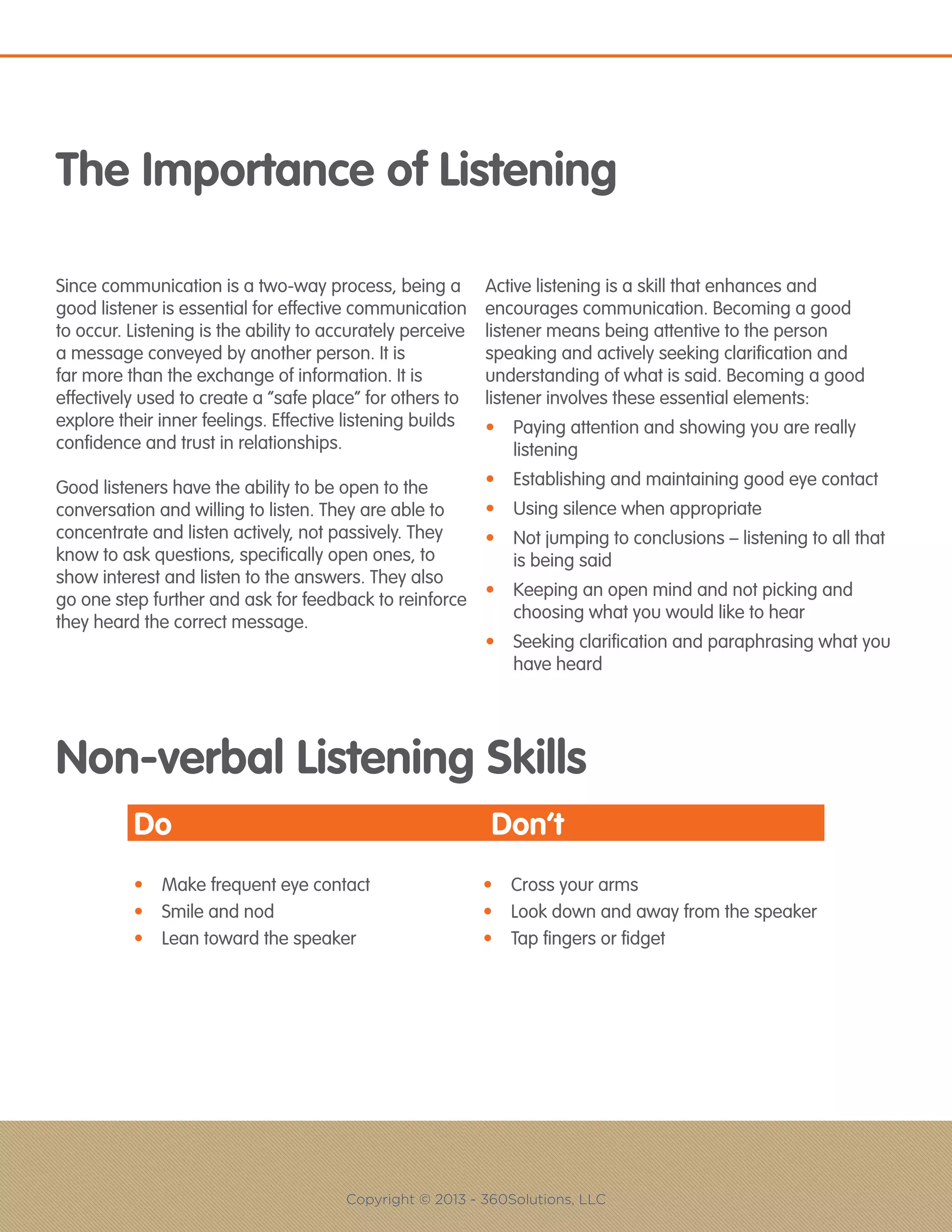Effective communication | PDF