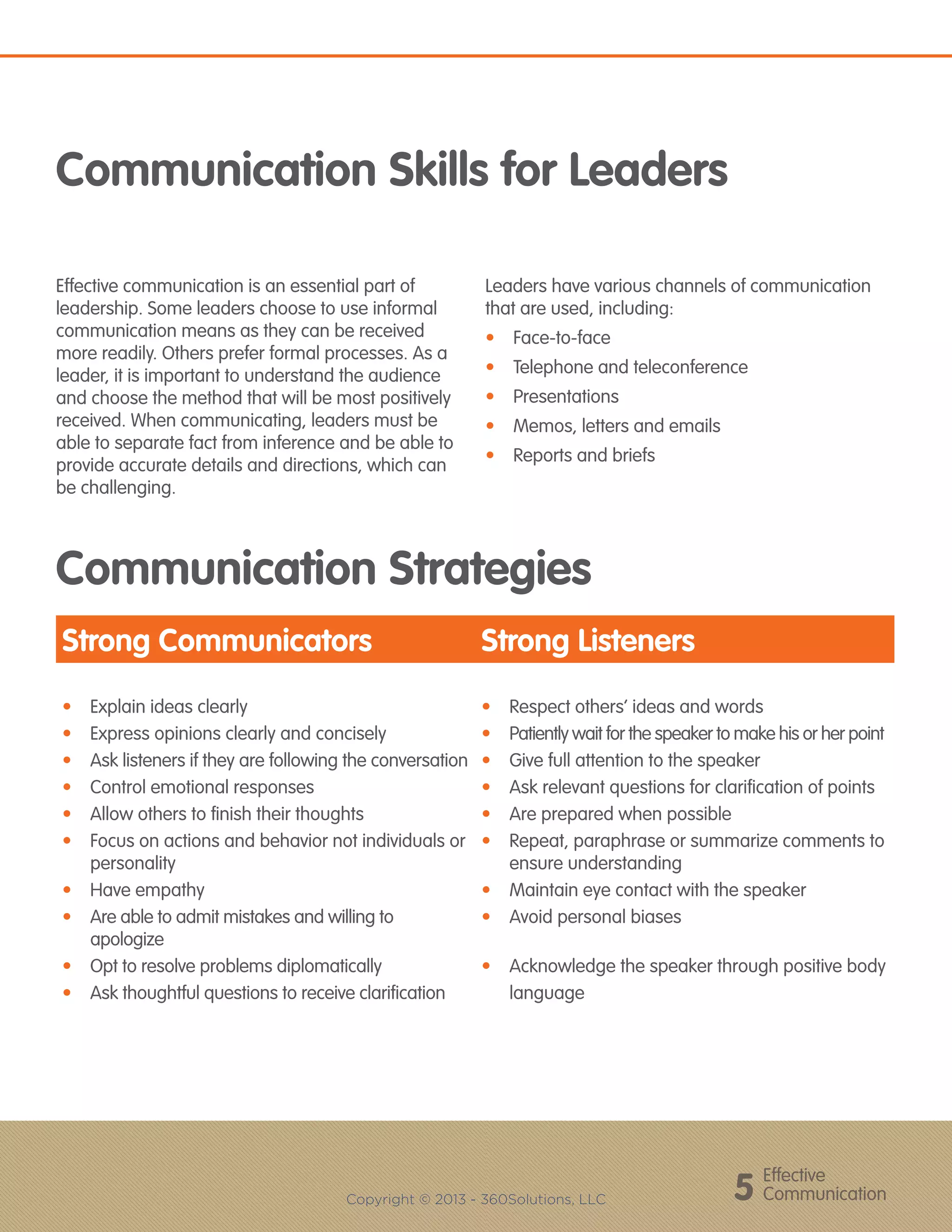 Effective communication | PDF