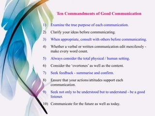 Effective communication | PPTX