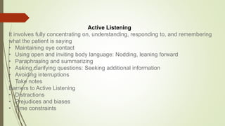 Effective communication.pptx | Medical Health