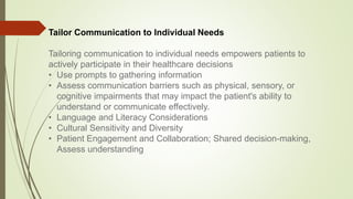 Effective communication.pptx | Medical Health