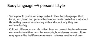 Effective communication, verbal communication and nonverbal ...