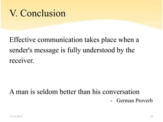 Effective communication by mr. CHHUN Chanrith | PPTX