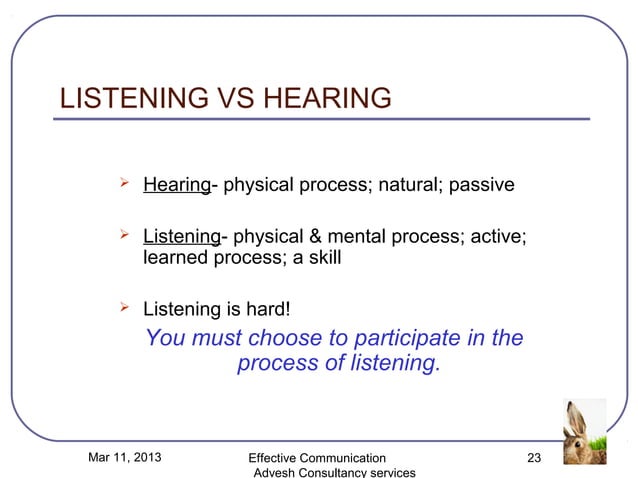 Effective communication -Training Module | PPT