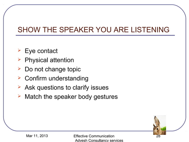 Effective communication -Training Module | PPT