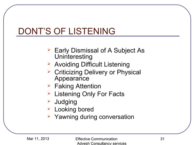 Effective communication -Training Module | PPT