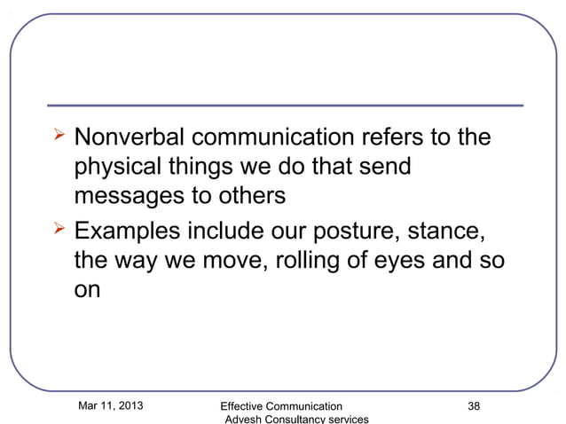 Effective communication -Training Module | PPT