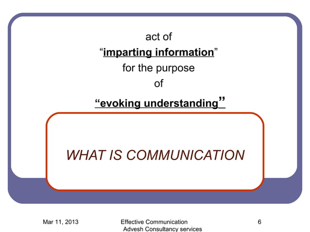 Effective communication -Training Module | PPT