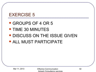 Effective communication -Training Module | PPT