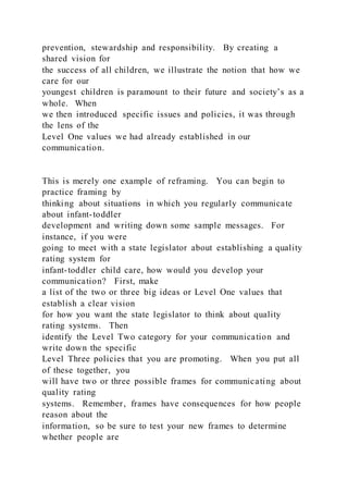 Effective Communication about the Early Years Understanding | DOCX