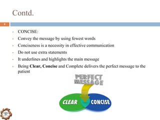 Effective communication and counselling patients | PDF