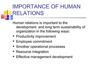 Effective communication and human relation 4 finance dept d | PPT