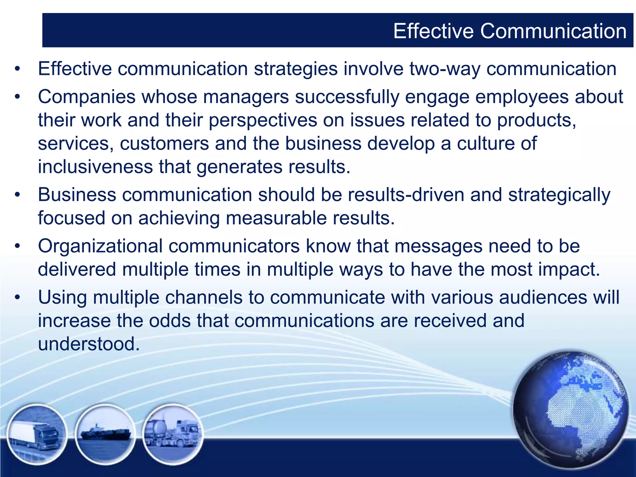 Effective communication for business | PPTX