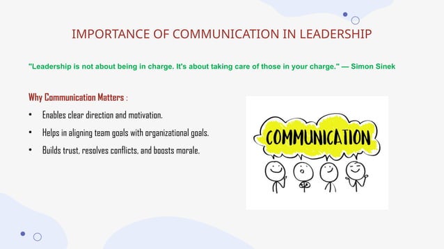 Effective Communication for leadership.pptx | Executive Leadership ...
