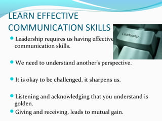 Effective communication for young leaders | PPT