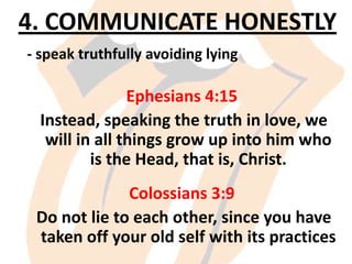 Effective Communication In a Great Christian Family | PPTX