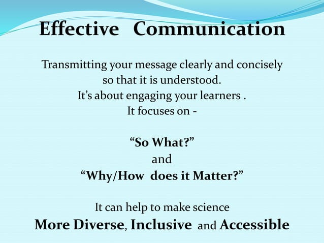 Effective communication in science day 2 | PPT