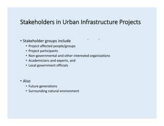 Effective communication management for urban infrastructure projects | PDF