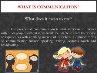 Effective communication presentation | PPT