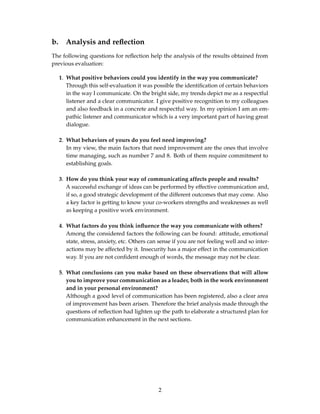 My interpersonal communication plan | PDF