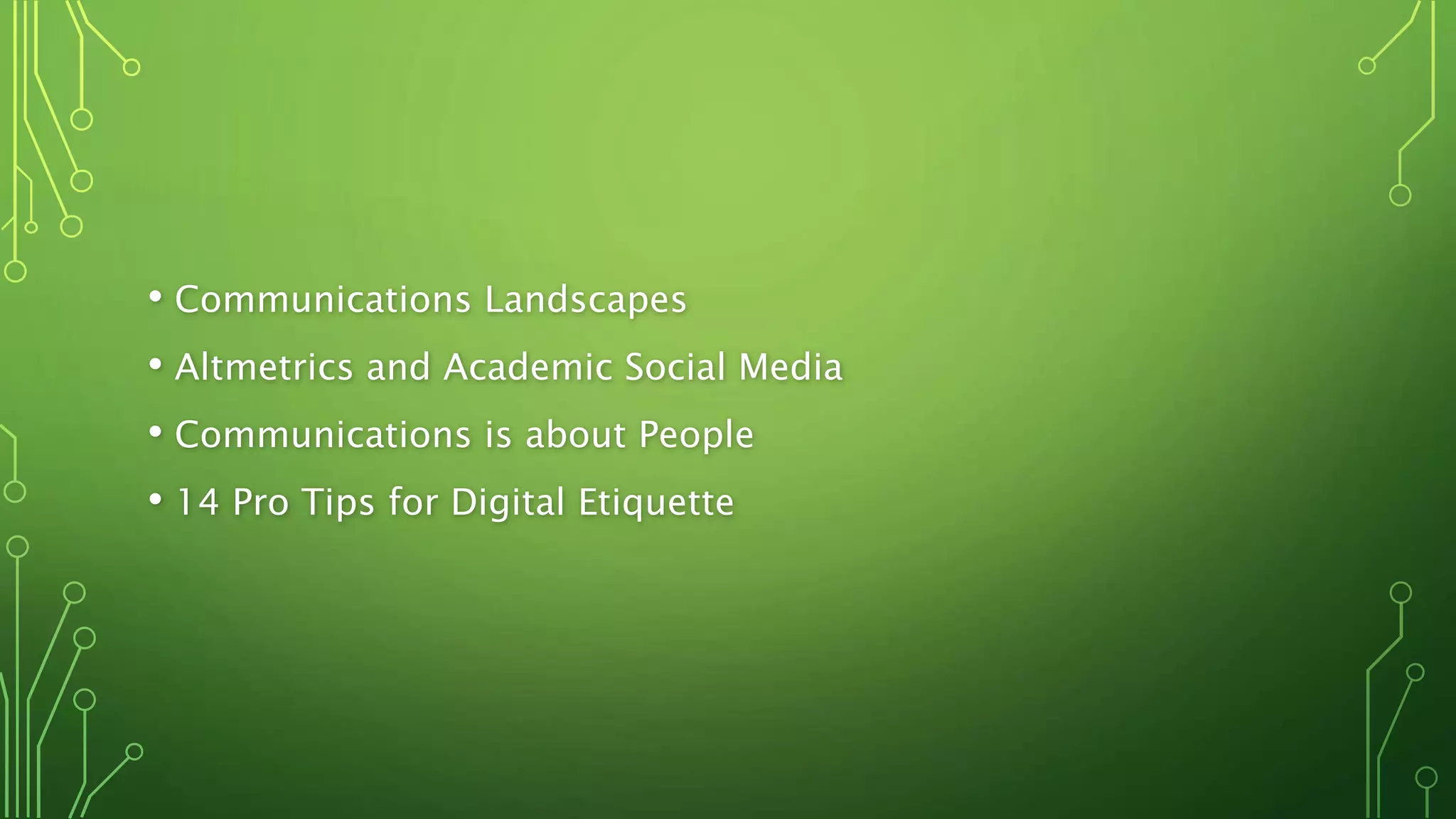Effective Communications: Digital Literacy & Personal Etiquette | PPT