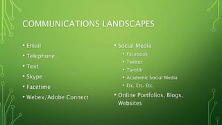 Effective Communications: Digital Literacy & Personal Etiquette | PPT