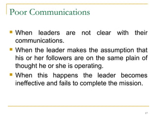 Effective communications for better leadership | PPT