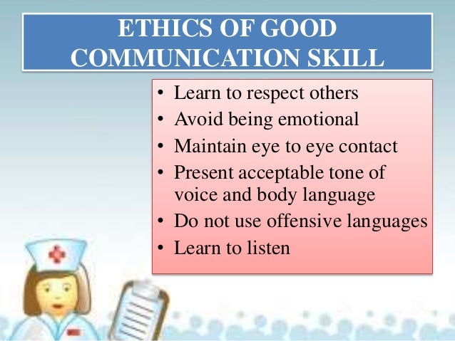 Effective communication skill IN NURSING