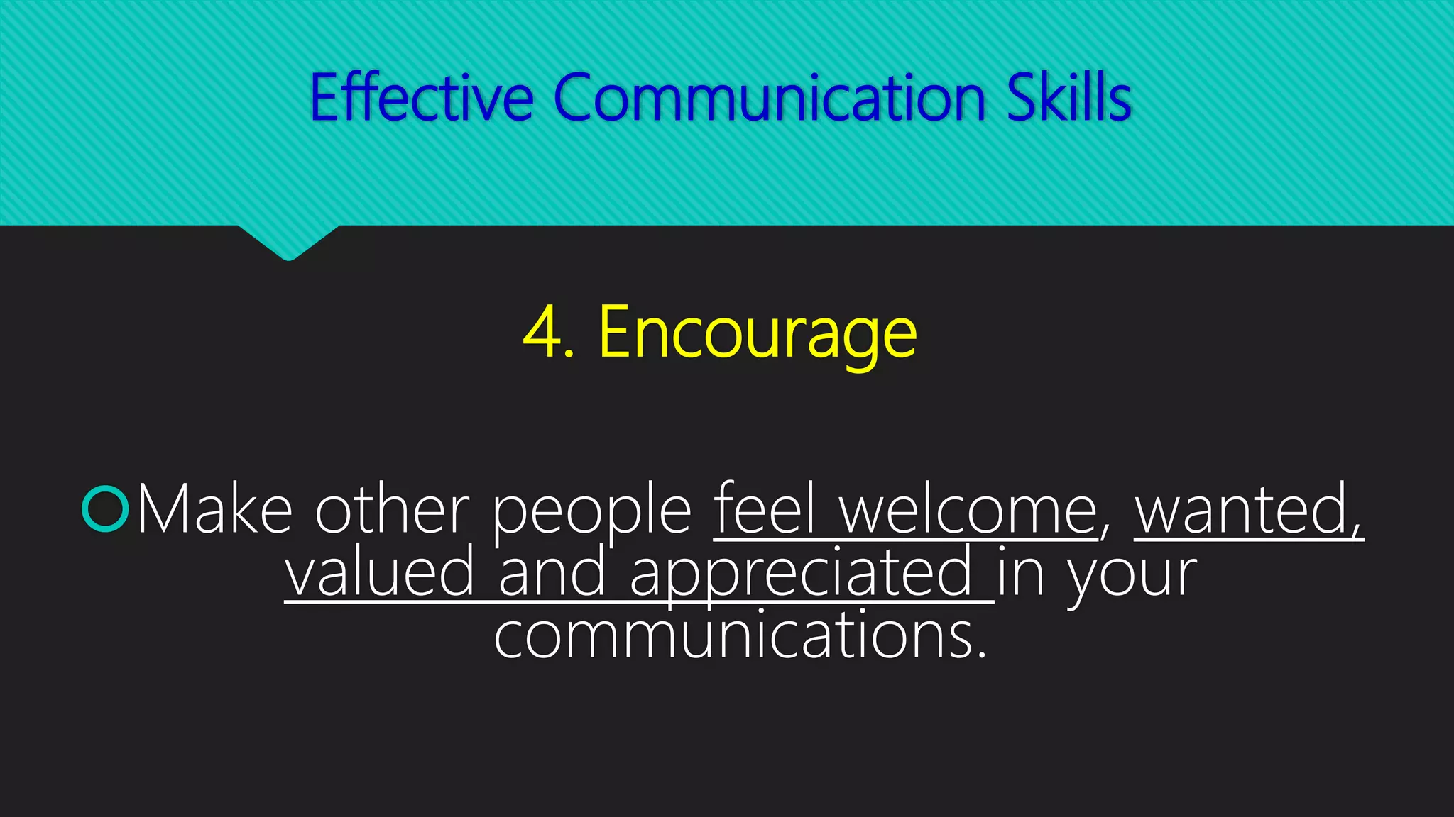 Effective communication skills | PPTX