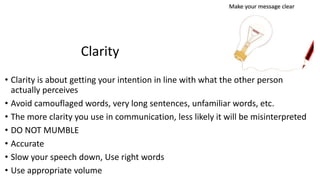 Effective communication skills | PPTX