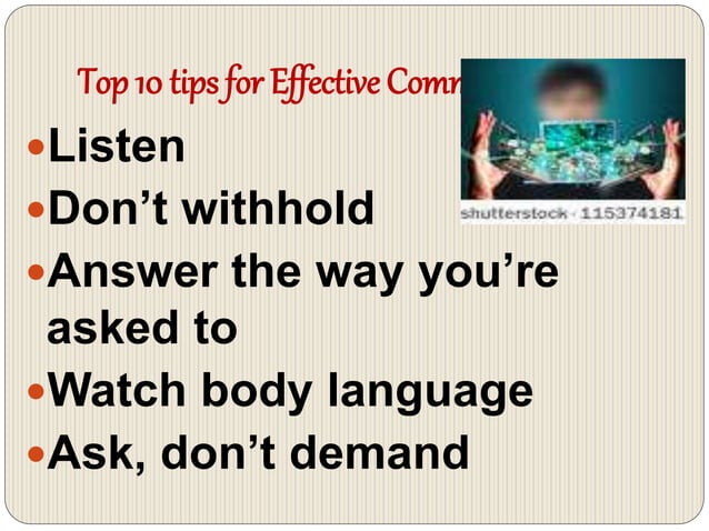 Effective Communication Skills Ppt Pptx