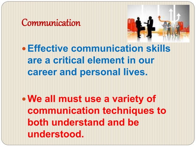 Effective communication skills ppt | PPTX