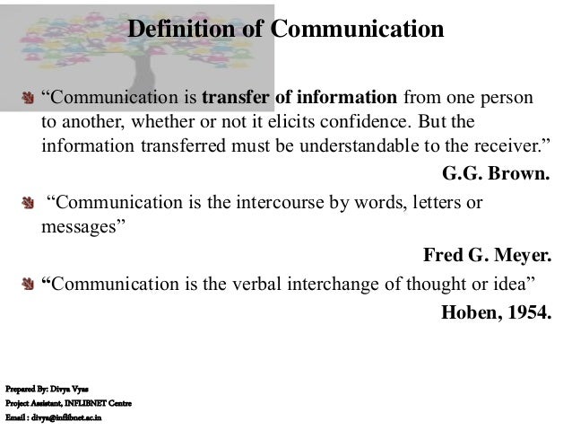 Effective communication skills for information professionals