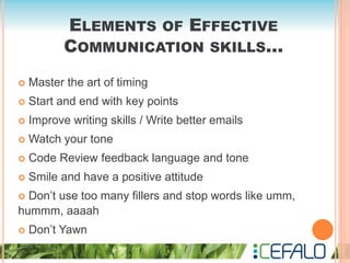 Effective Communication Skills for Software Engineers | PPTX