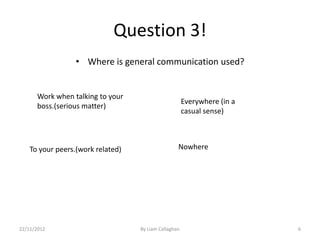 Effective communications quiz | PPTX