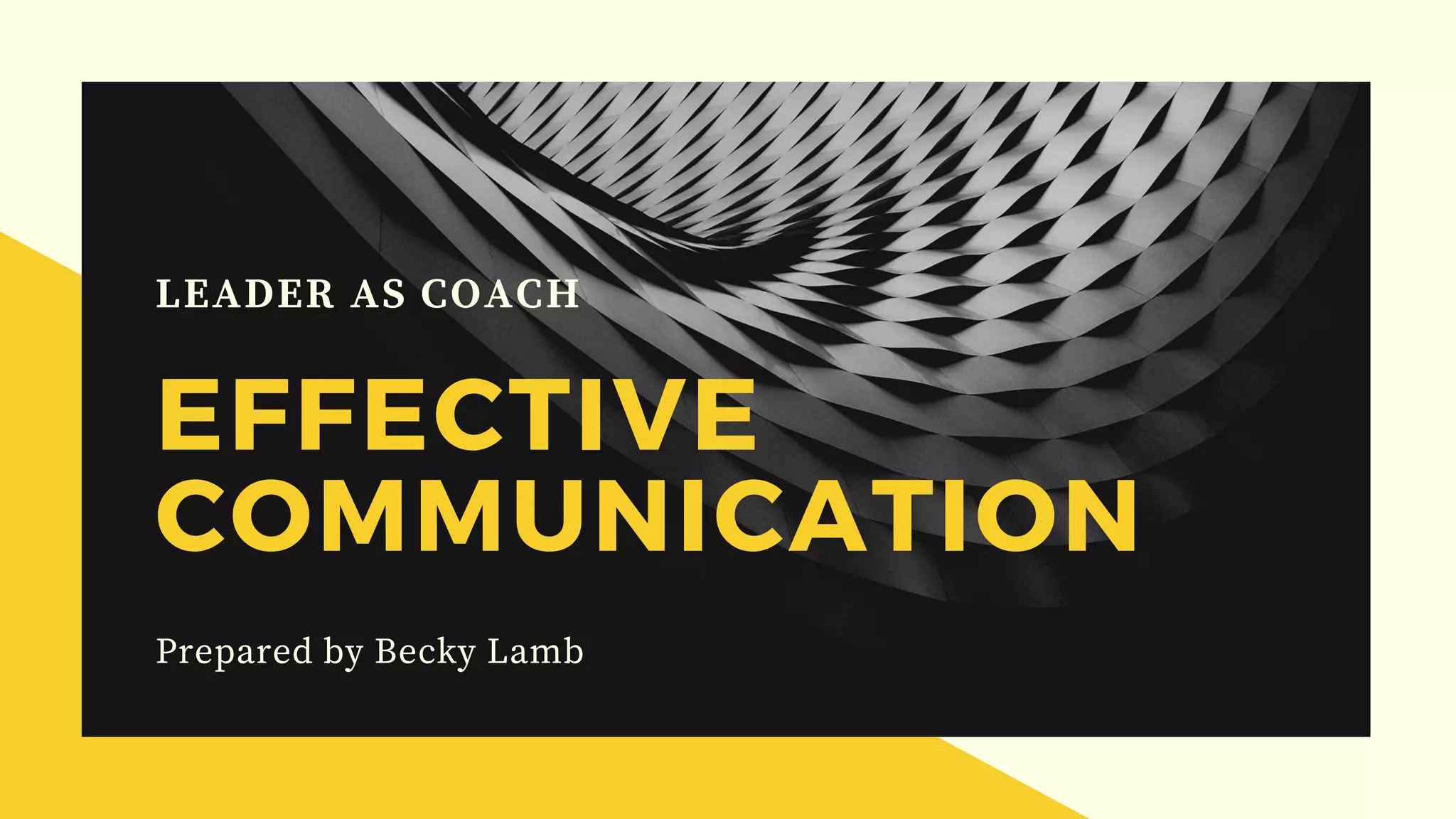 Effective communication training | PPTX