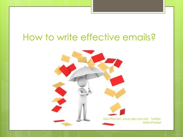 Effective communication via email | PPTX | Email | Internet