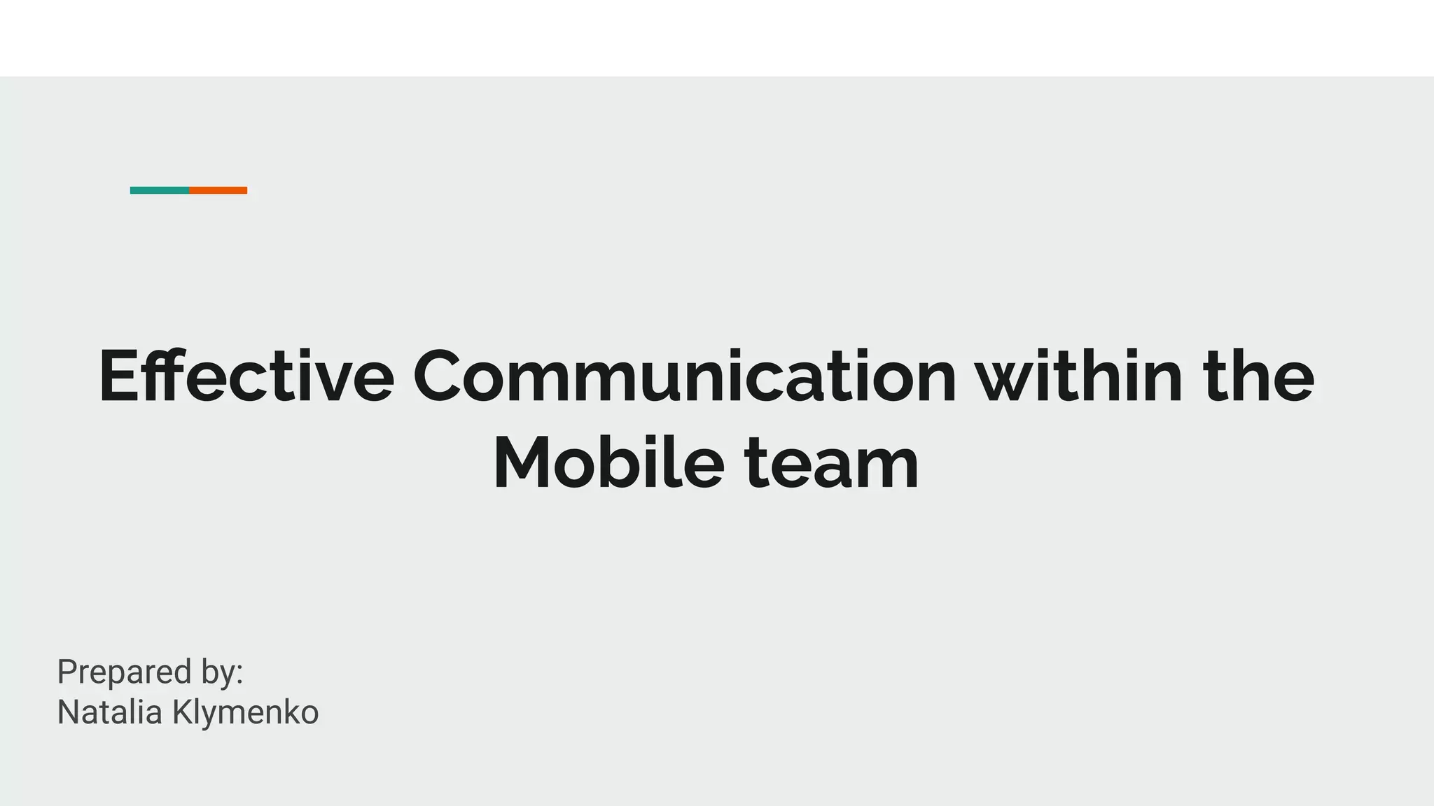 Effective communication within the software developers team | PDF