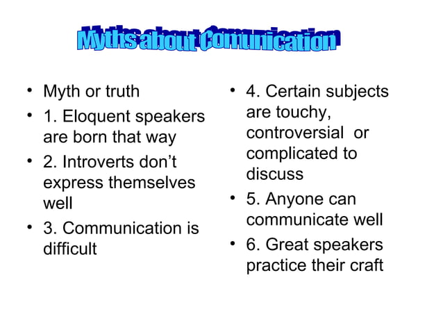 Effective communication workshop | PPT