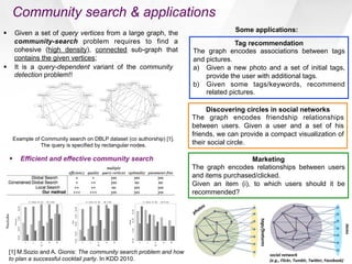 Effective community search_dami2015 | PPT