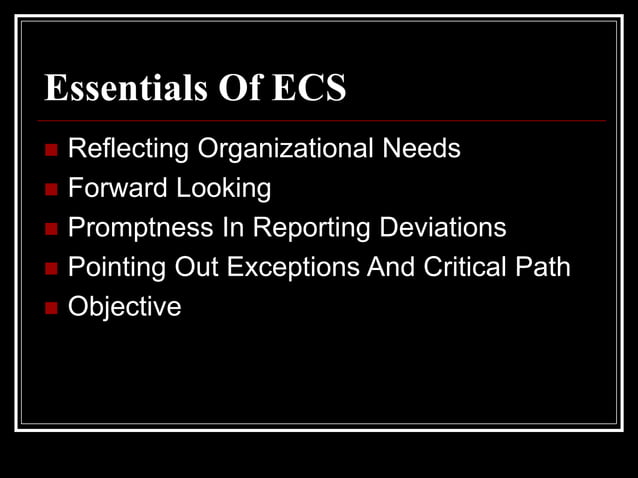 Effective control system | PPT