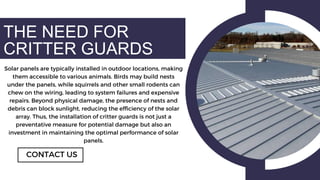 Effective Critter Guards for Solar Panel Protection.pptx