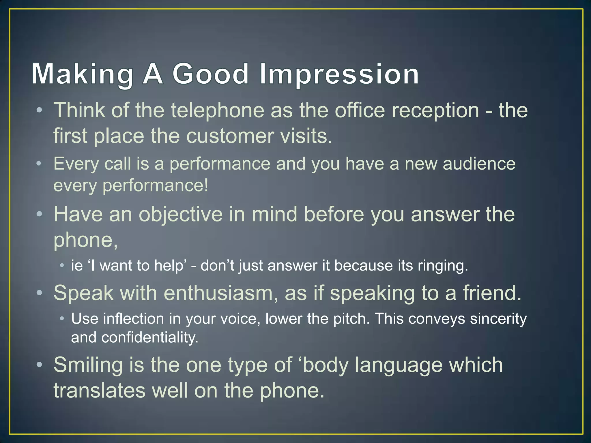 Effective Customer Communication Skills Pptx