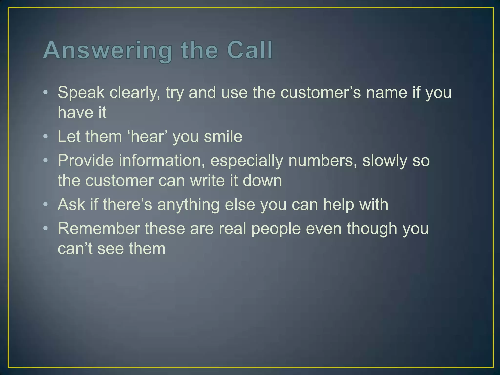 Effective Customer Communication Skills | PPTX