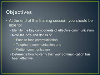 Effective Customer Communication Skills | PPTX